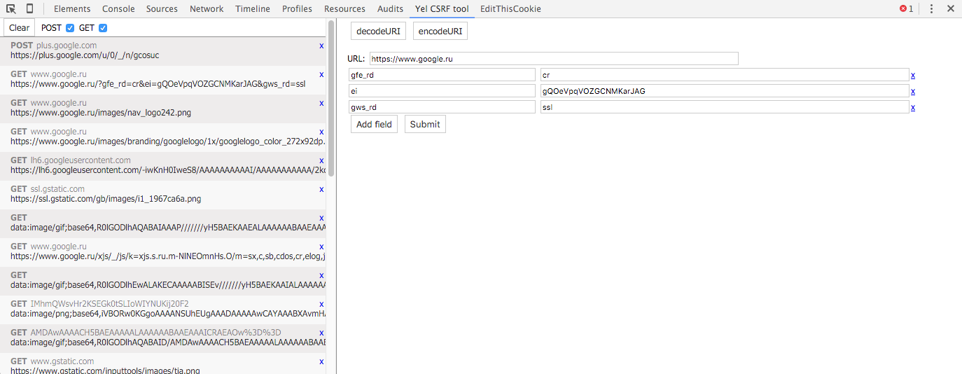 Yel CSRF tool by YelGroup